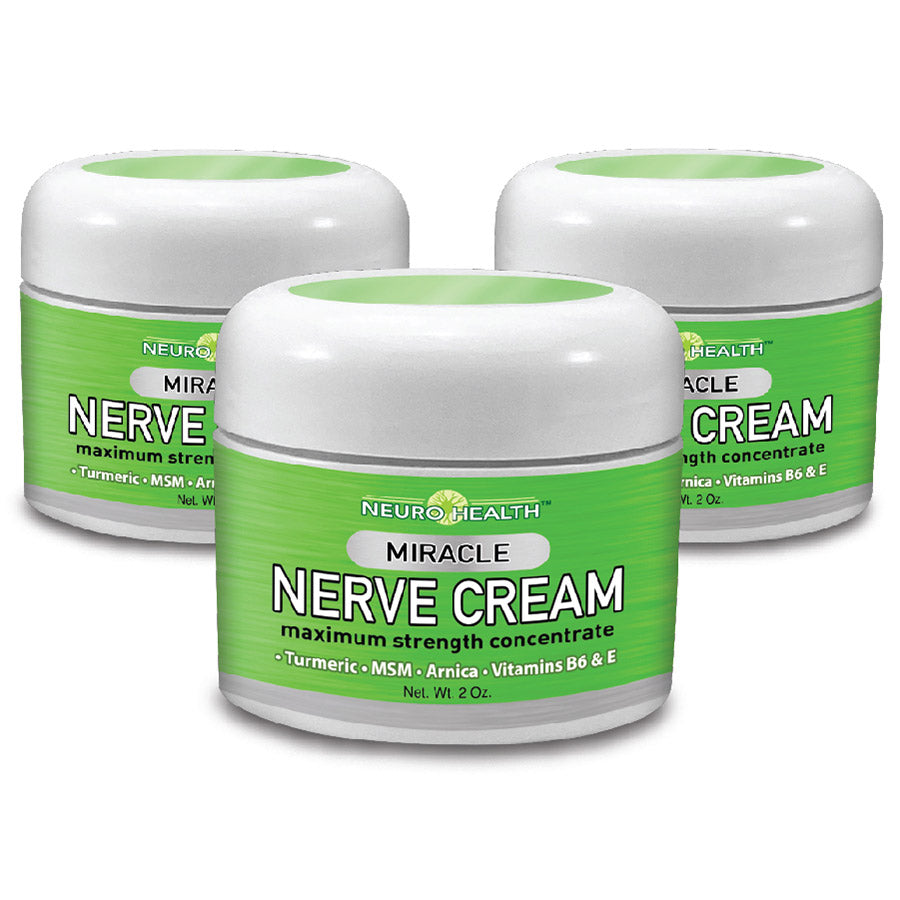 Miracle Nerve Cream - 3 Jars - Save 15%